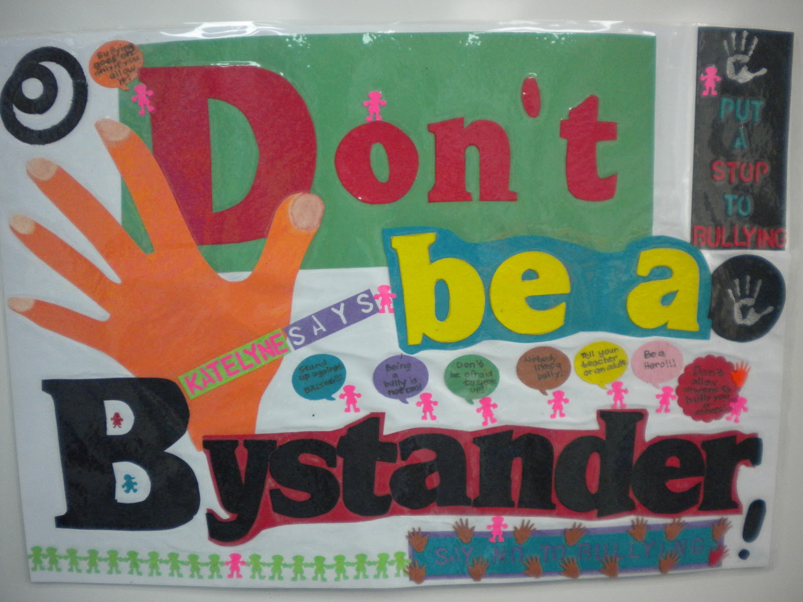 Mrs Elrick's class blog: Don't be a bystander!