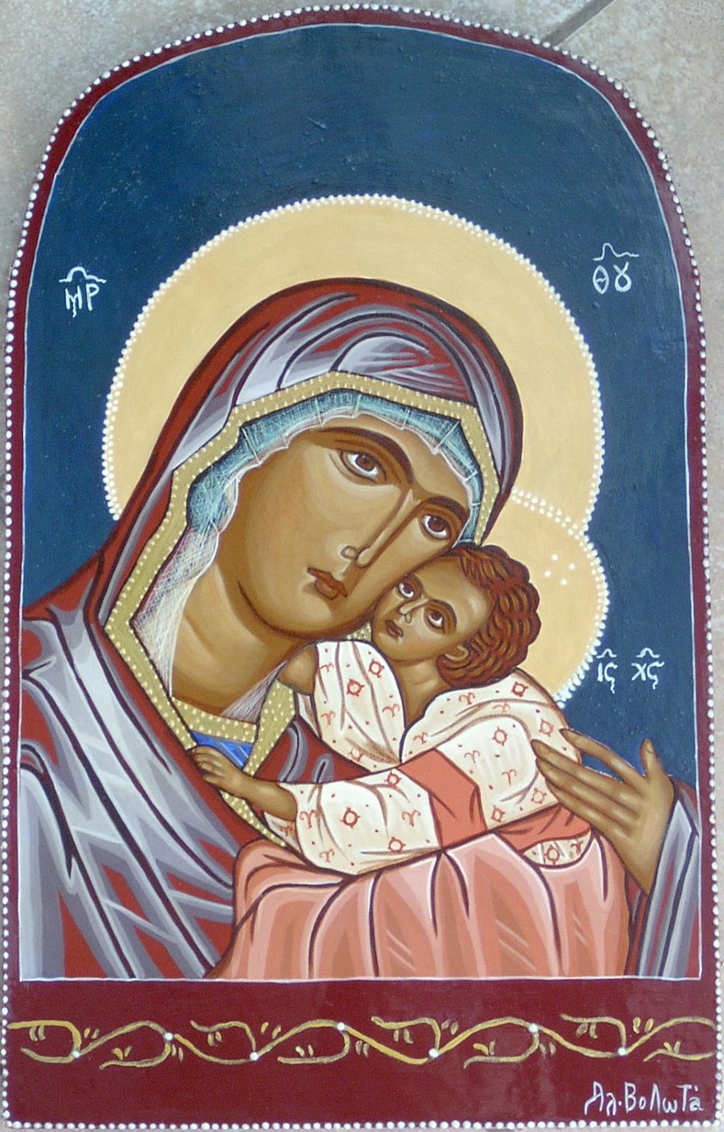 MOTHER'S DAY PROJECT: 1)ΠΑΝΑΓΙΑ ΔΕΞΙΟΚΡΑΤΟΥΣΑ 2)ΠΑΝΑΓΙΑ Η ΓΛΥΚΟΦΙΛΟΥΣΑ