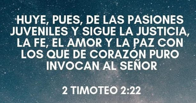 2 Timoteo 2:22 - Versículos Bíblicos