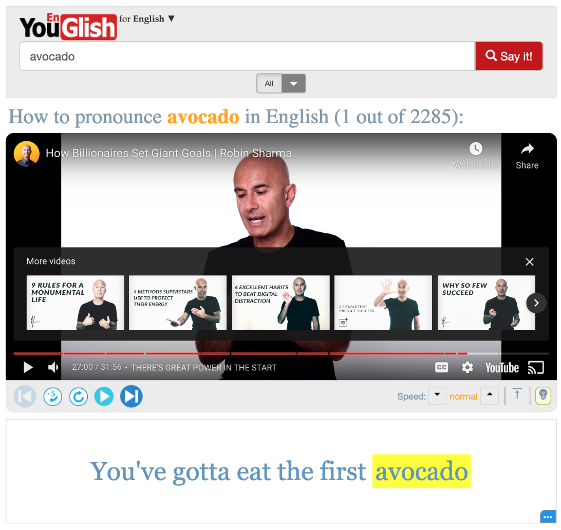 YouGlish Helps ESL Students Improve Their English Pronunciation ...
