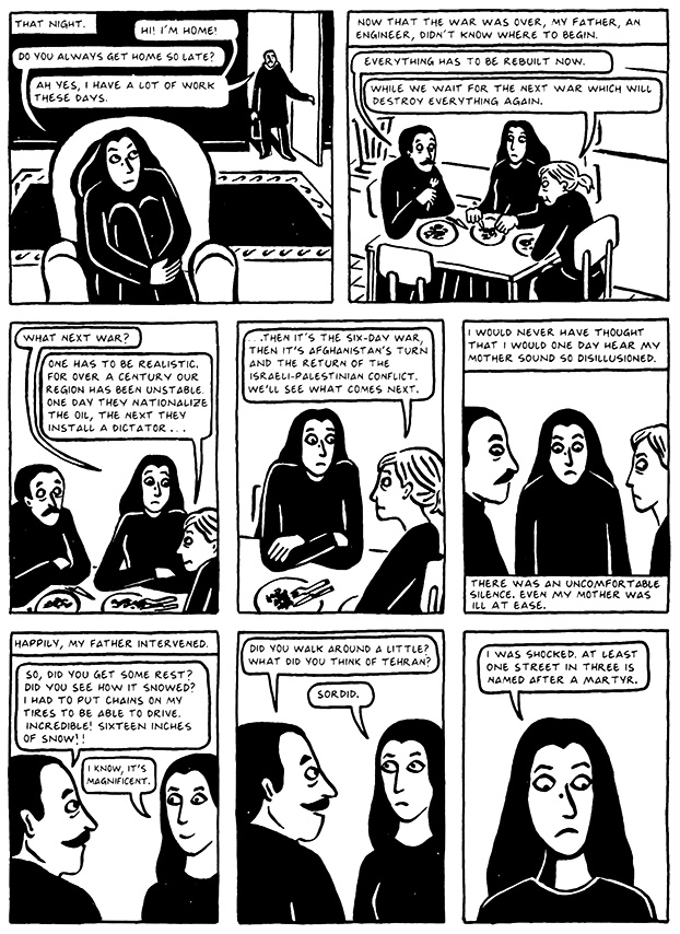 Read Persepolis 2, Section 10: The Return, Page 98