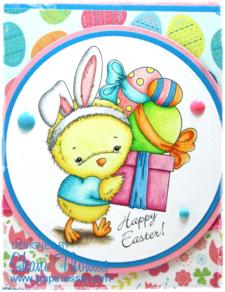 Easter card featuring Di's Digi Stamps The Ears Are the Best Bit ...
