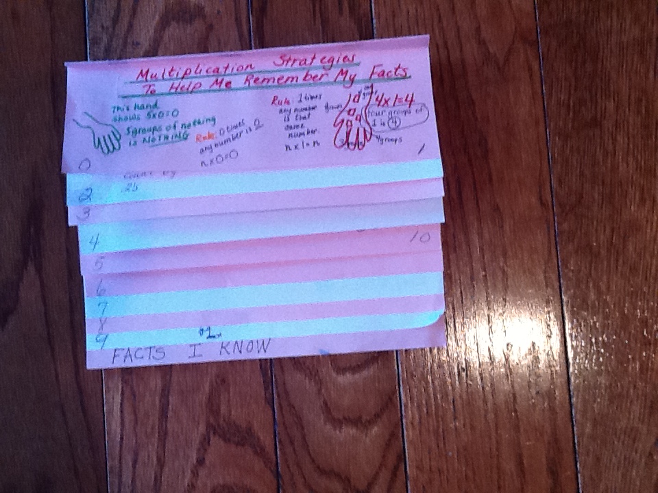 Math Fact Foldable or Flipbook - Classroom Freebies