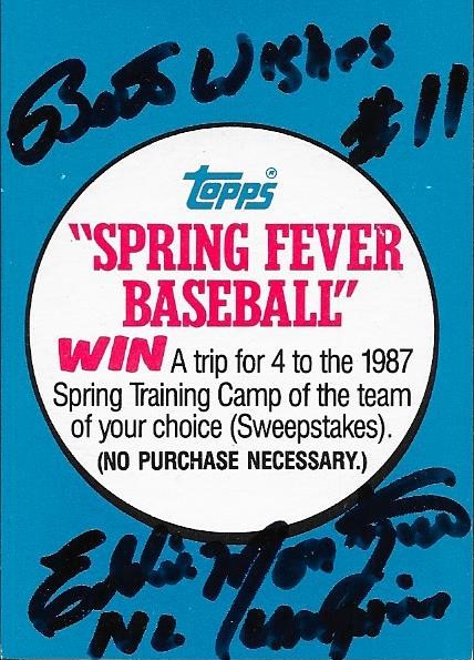 foul bunt: TTM Success - Ed Montague