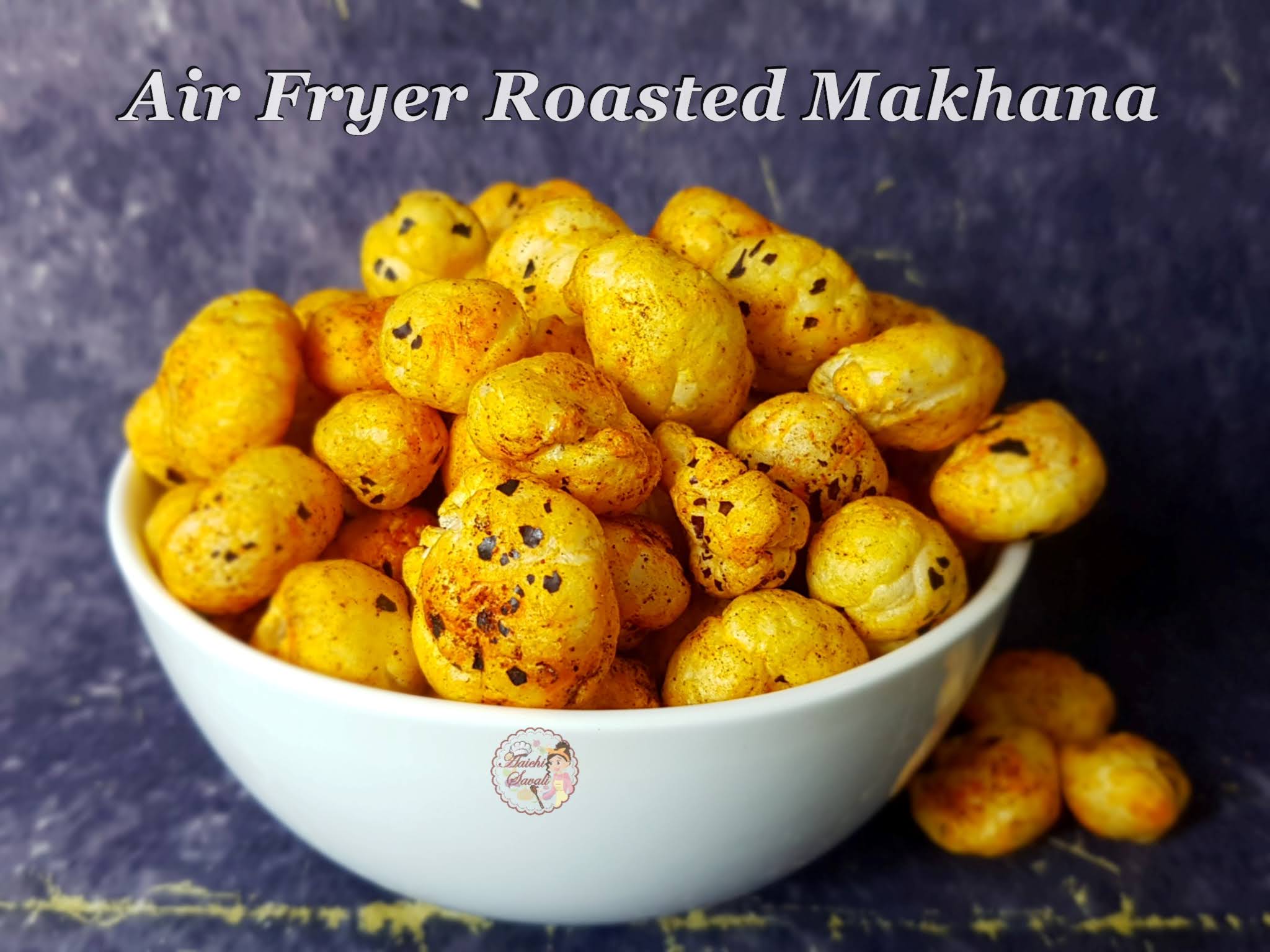 Air Fryer Roasted Makhana and Nuts Salad / Makhana Snacks for Fast ...