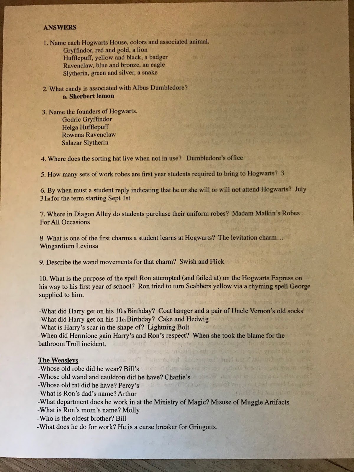 A Crafty Chick: HPSC: Week 12, Muggle Studies and End of Term