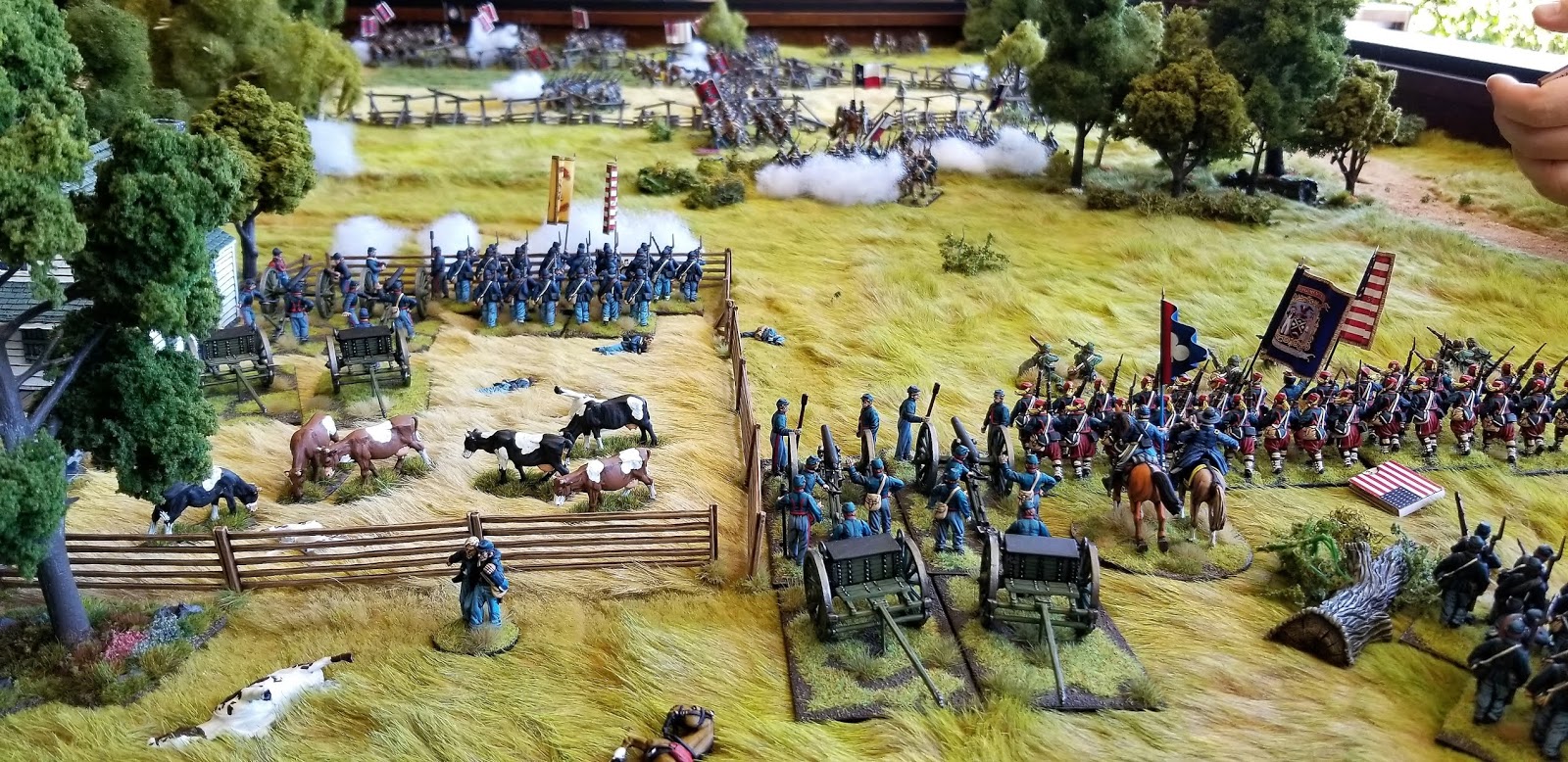 Jay's Wargaming Madness: ACW Battle Report - Farm Defence