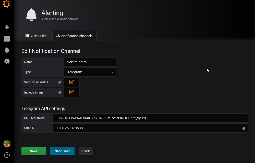 Installasi Grafana dan Setting Alerting via Telegram