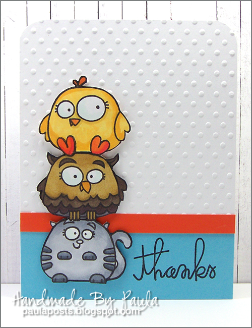 Handmade By Paula: Paper Smooches Sparks - Designer Draft Challenge