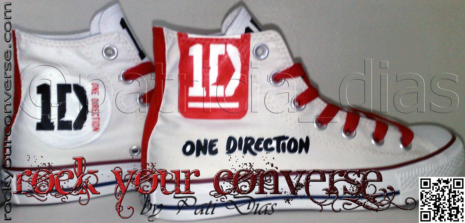 Converse All Star Customizado - Rock Your Converse!: One Direction - 1D