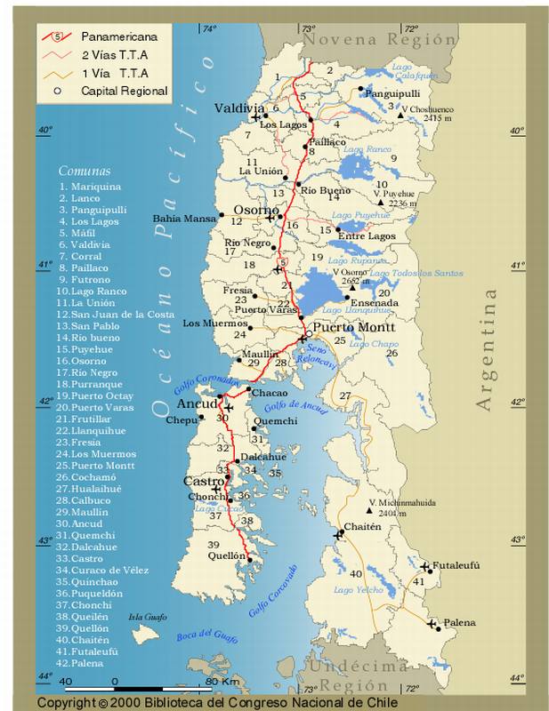 X Region; de Los Lagos