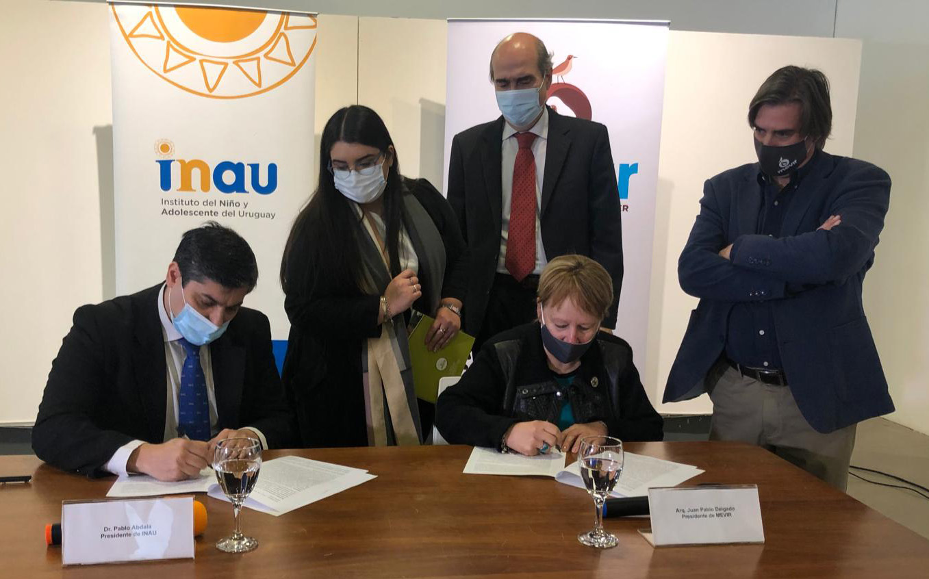 Mevir construirá y refaccionará centros de INAU para la infancia