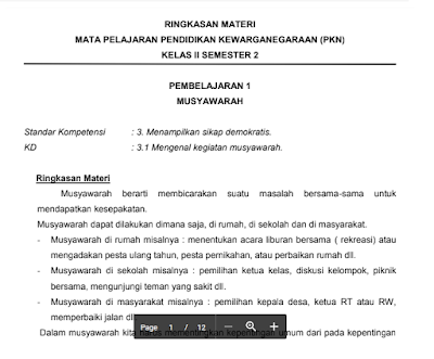 Materi Pkn Kelas 2 Sd Semester 1 - Perumperindo.co.id