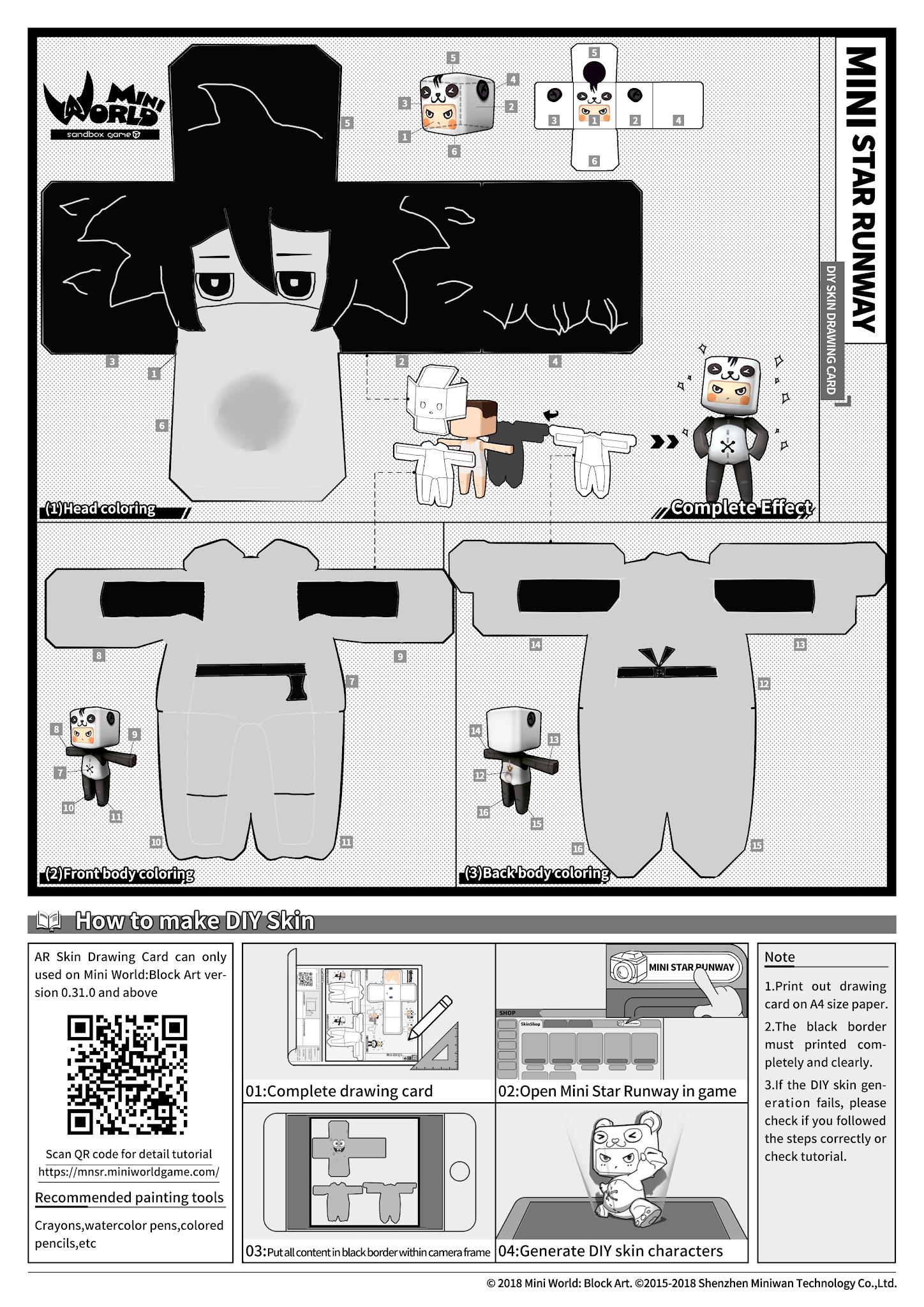 Mini World Blogg Art : Mini Skins Part 1