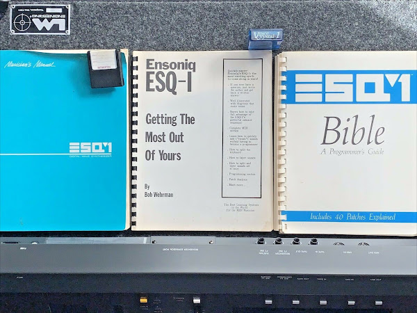 MATRIXSYNTH: Ensoniq ESQ-1, Analog/Digital Hybrid 80's Synthesizer W ...