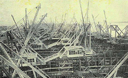 Roads to the Great War: The Great War's Largest Shipyard: Hog Island ...