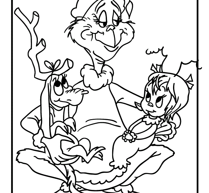The Grinch Coloring Pages - Fun Coloring