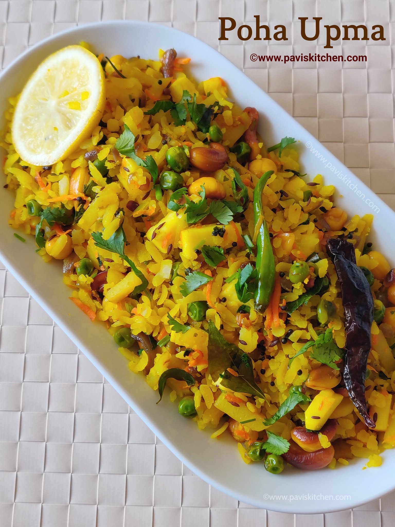 Aval upma recipe | Poha upma recipe | Avalakki upma recipe | Atukula ...