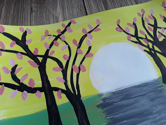 The Colbert Clan: 3rd Grade Art A Spring Path