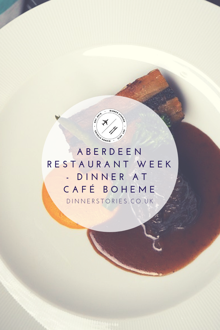 Aberdeen Restaurant Week | Dinner at Cafe Boheme | Dinner Stories