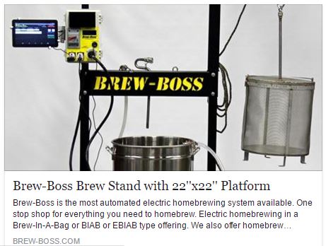 Brew-Boss Electric Home Brewing: 2016