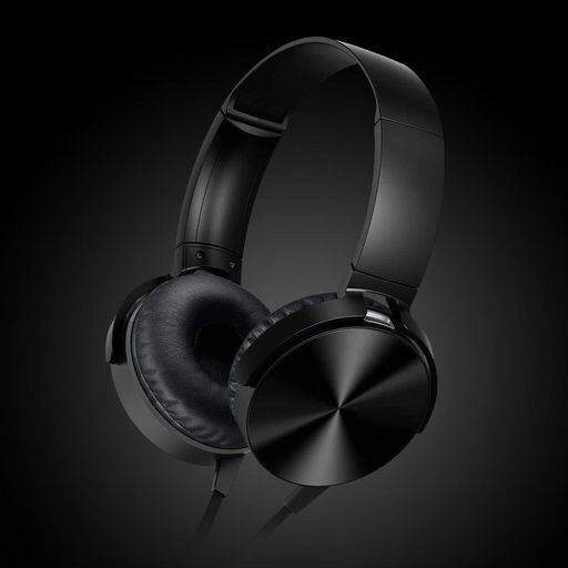 ABS Wired Extra Bass On-Ear Headphones