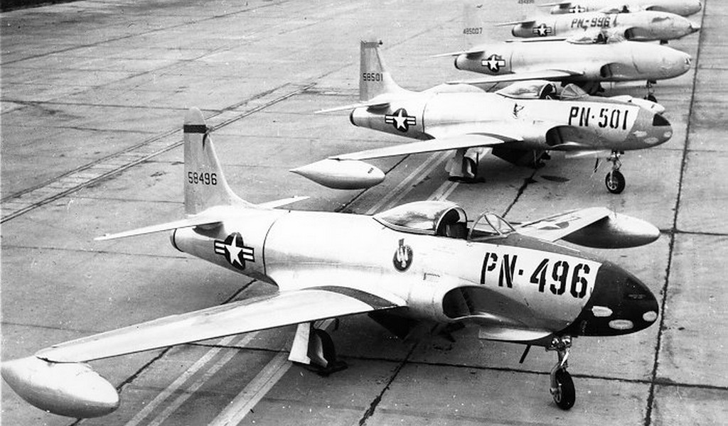 AVIÕES MILITARES: Lockheed F-80 Shooting Star