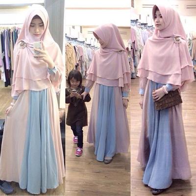 Model Hijab Syar'i Kekinian - Hijab Jaman Now