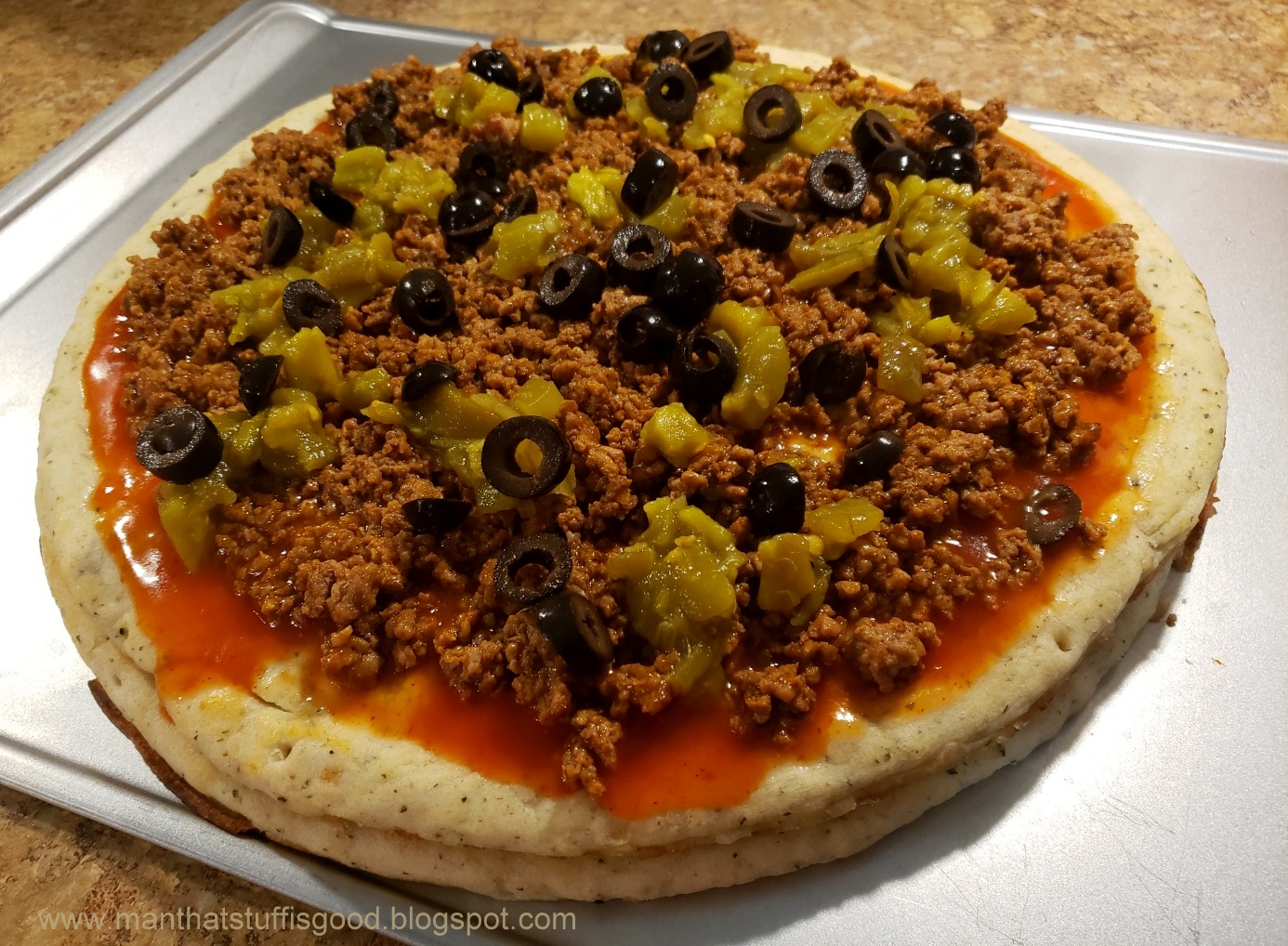 Double Stacked Mexican Pizza