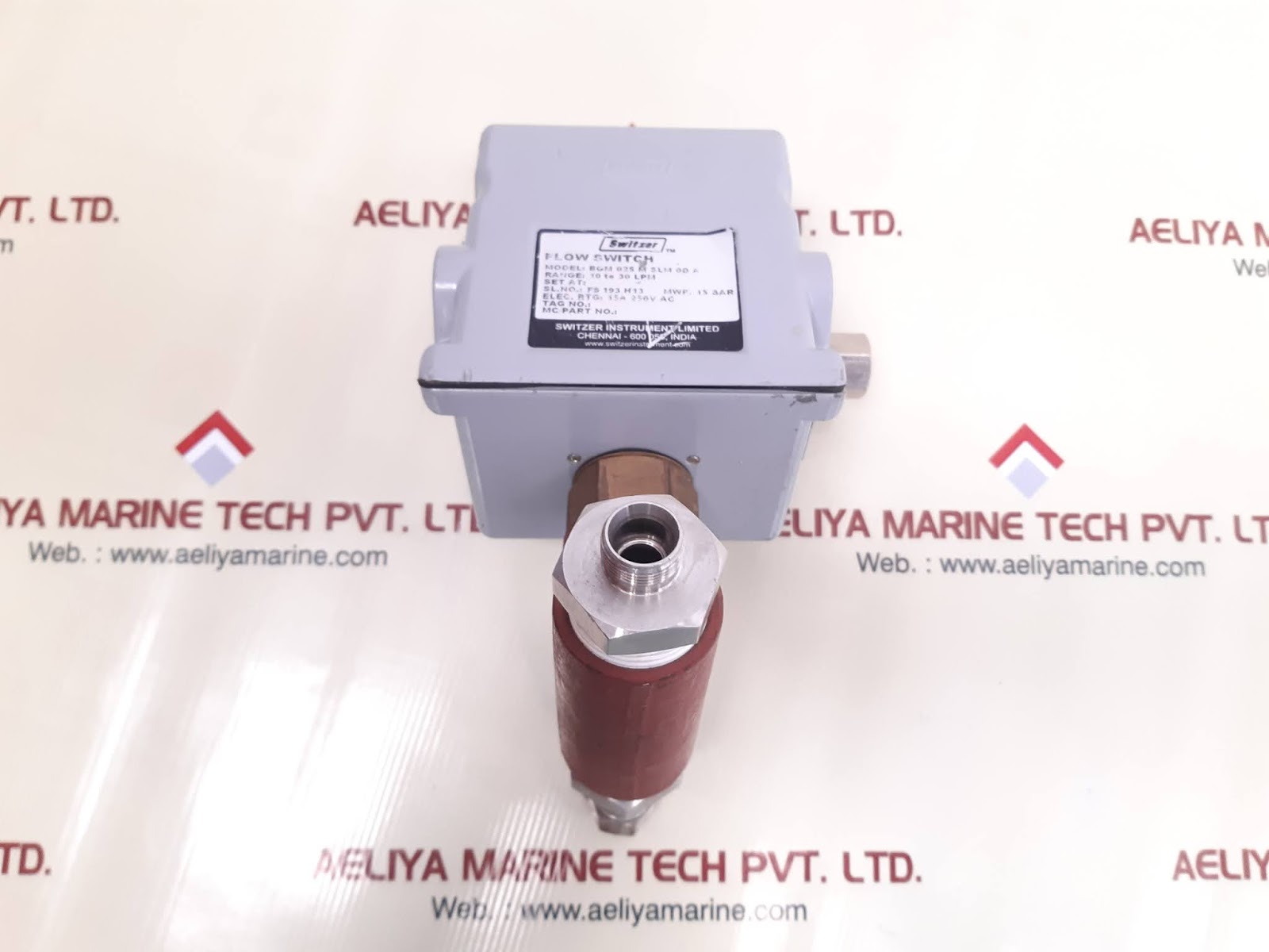 SWITZER INSTRUMENT BGM 025 M SLM 0D A FLOW SWITCH - Aeliya Marine