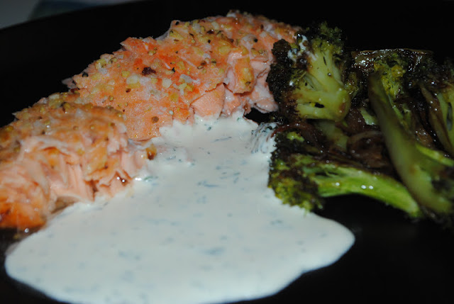 Saras delikatesser: Ugnsstekt laxfilé med GODASTE såsen