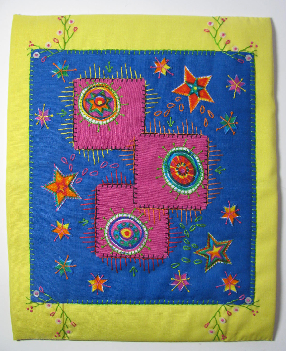 Raw edge patchwork - part one