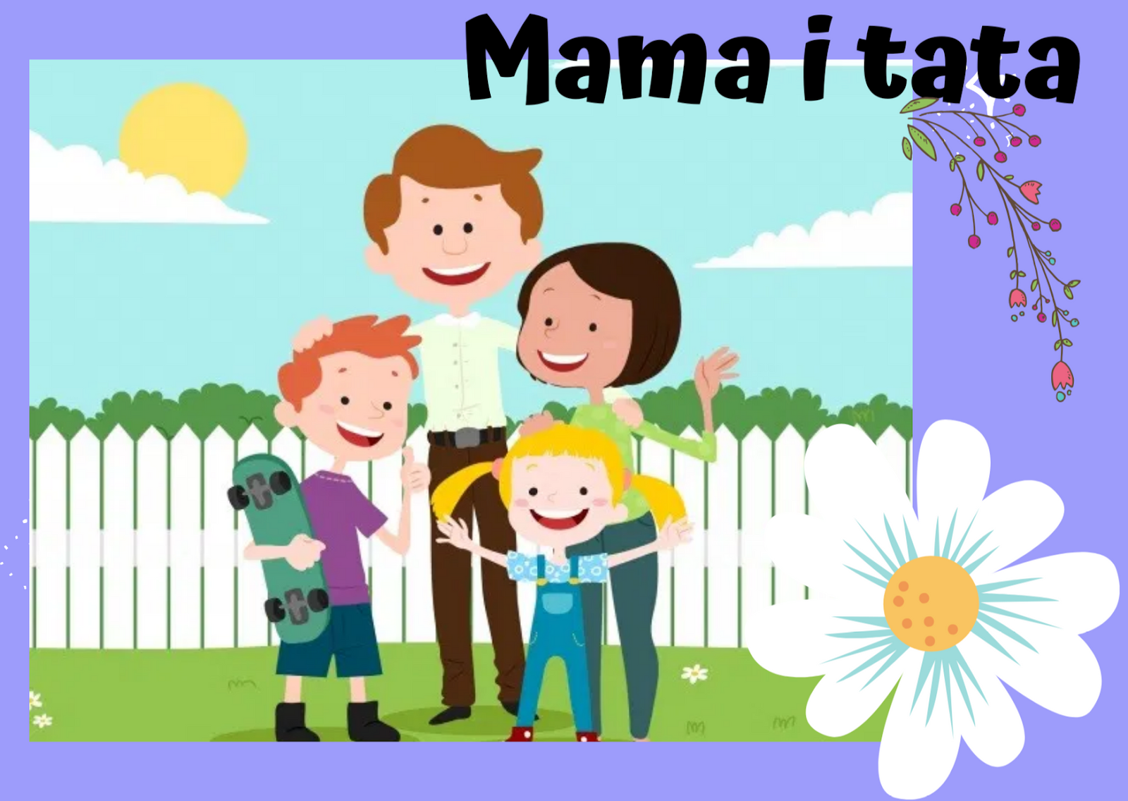 Przedszkole w Piasku: MAMA I TATA-JEŻYKI