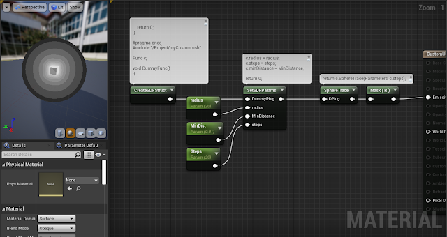 Custom distance field shapes material - Asset Creation - Unreal Engine ...