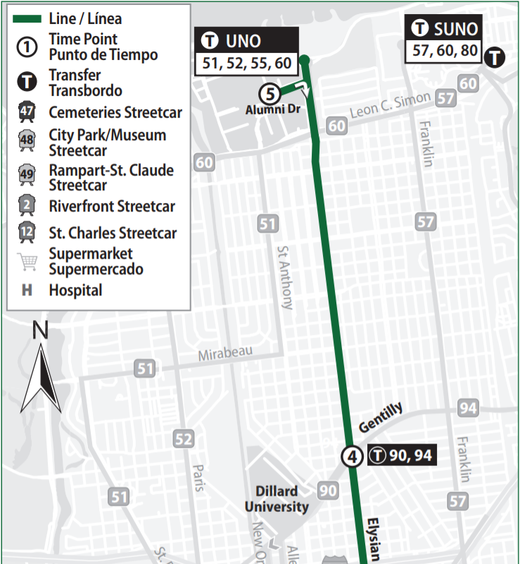 アメリカの公共交通: timepoint