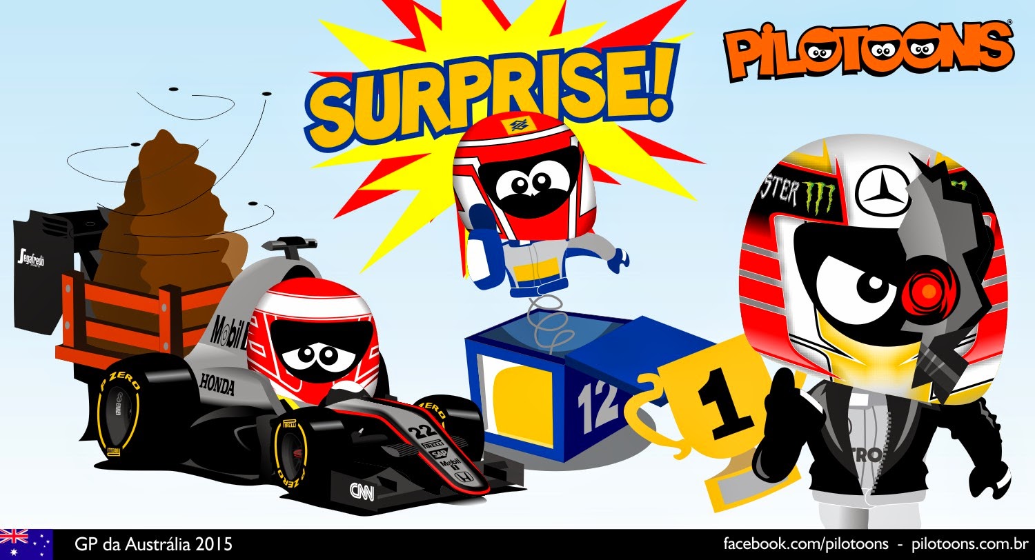 Continental Circus: Formula 1 em Cartoons - GP Austrália (Pilotoons)