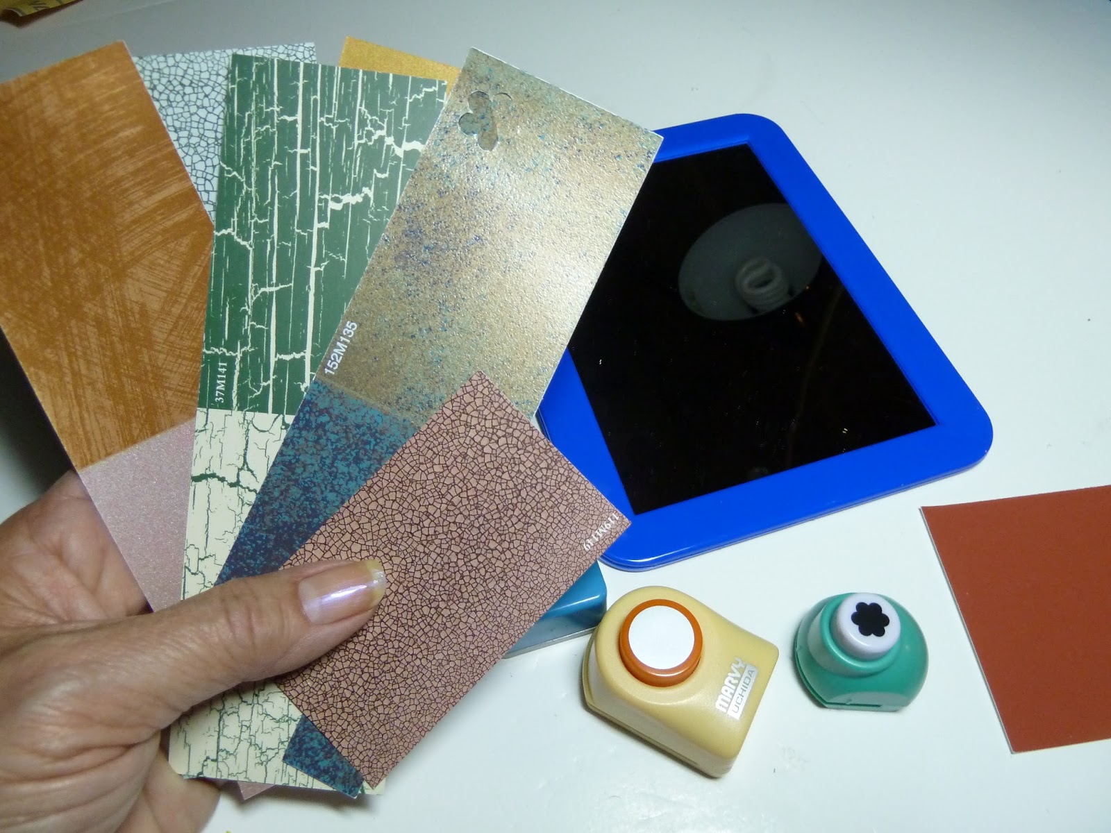 Make it easy crafts: Polka dot (recycled paint chips) magnetic locker ...