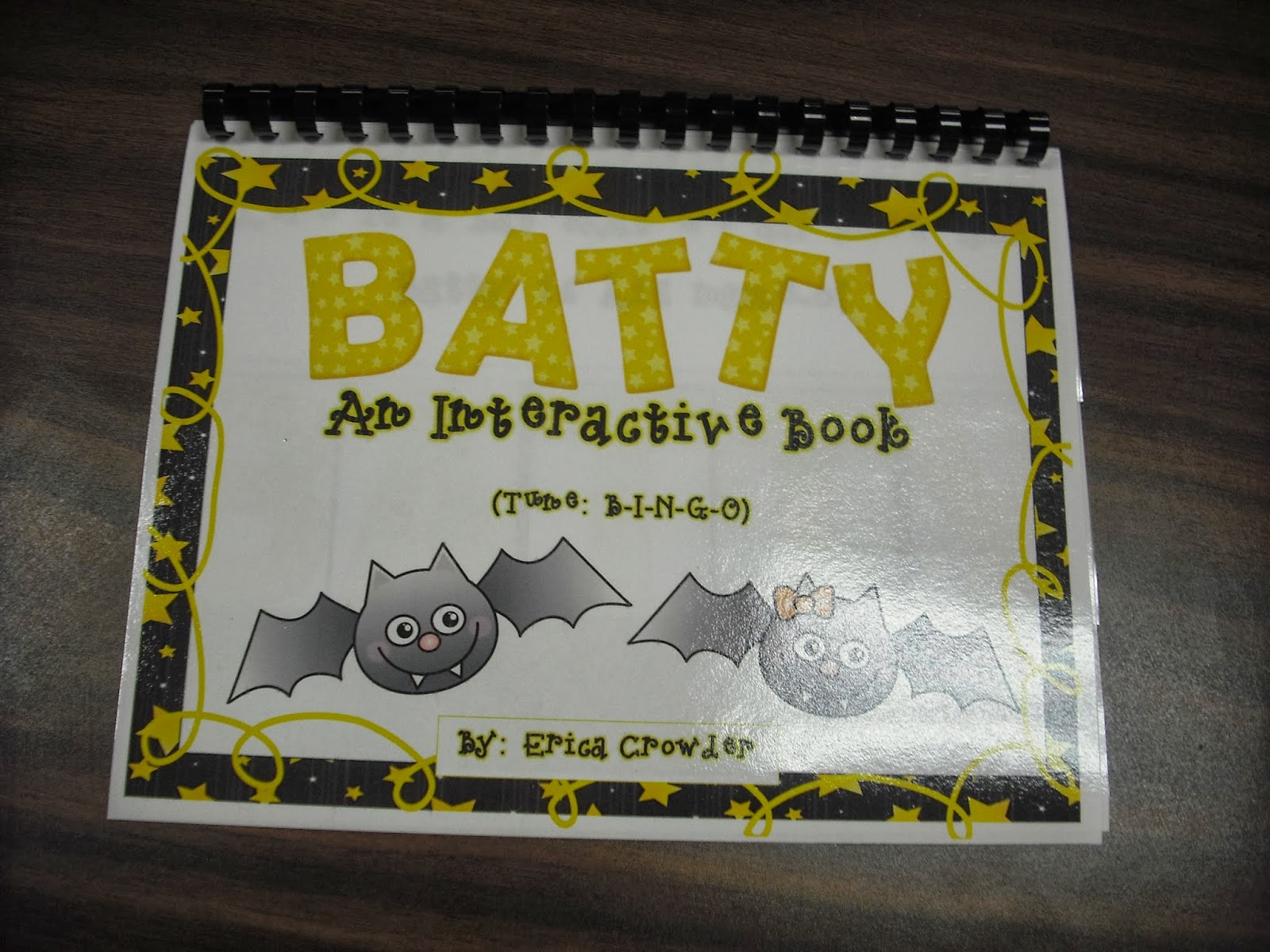 Sprinkles to Kindergarten!: B-A-T-T-Y and Batty was his name-o ...