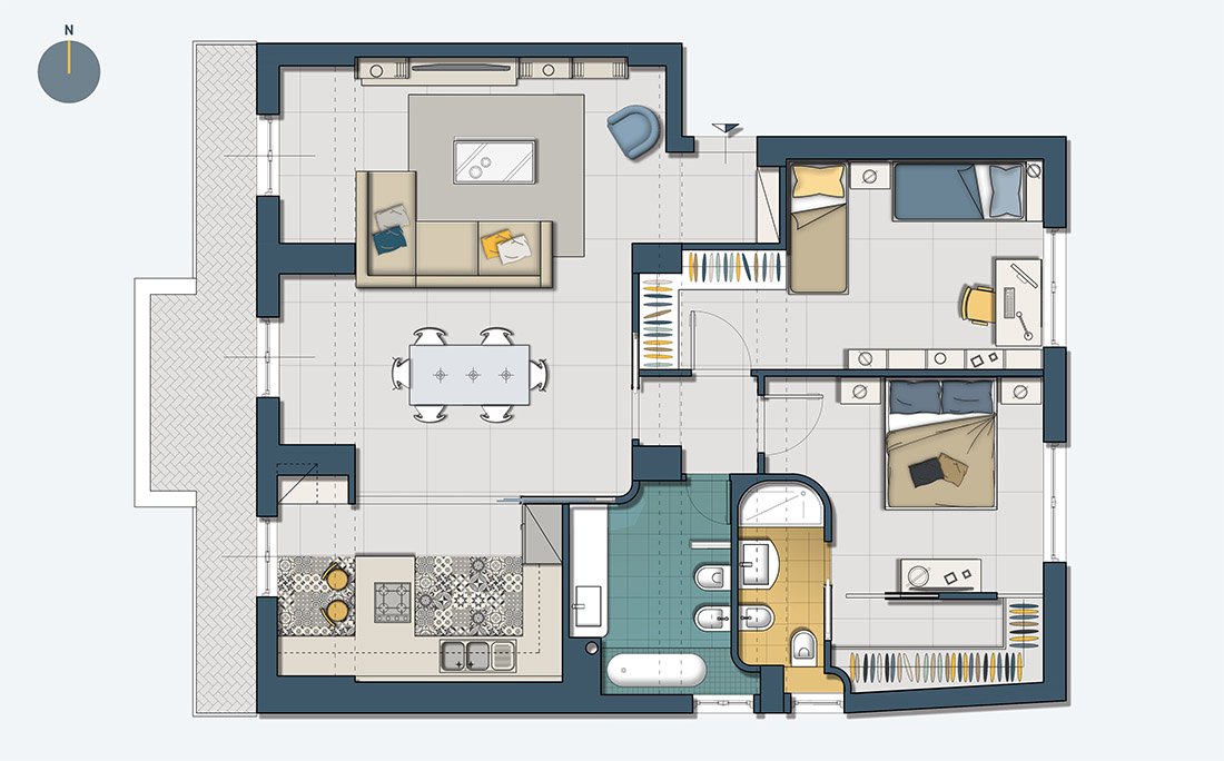 L'APPARTAMENTO: COME FUNZIONA