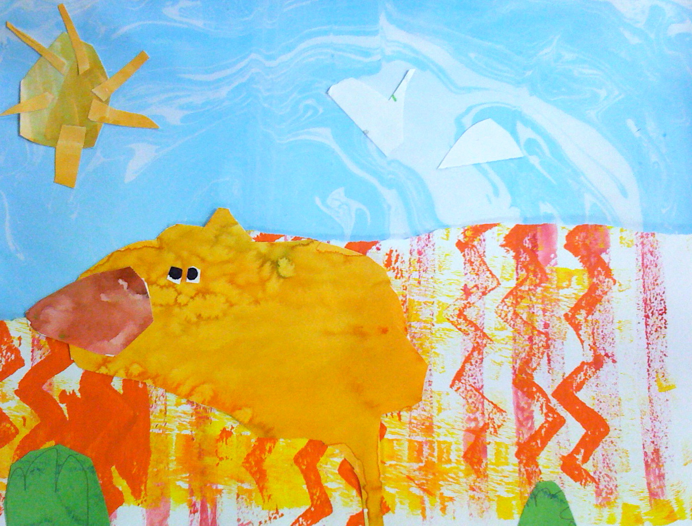 HartlandElementaryArtRoom: Collages Inspired by Eric Carle