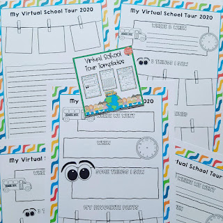 Ms. Forde's Classroom: Virtual School Tour Ideas (& Free Templates)