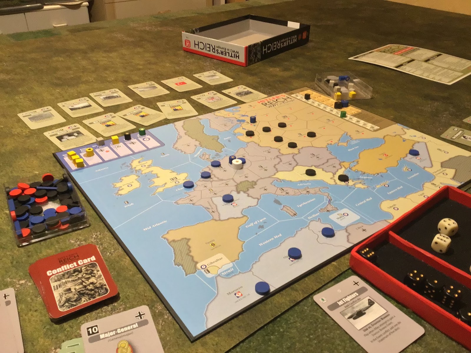 Sgt Steiner's Wargaming Blog: Hitlers Reich farewell game with son