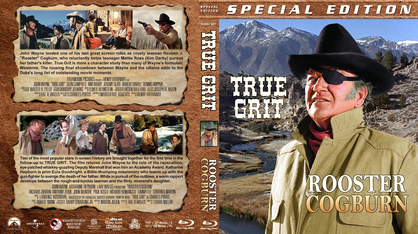 Movie Lovers Reviews: True Grit (1969) - A Tale Straight Out of King Arthur