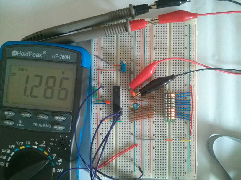 Playing with ATMEGA8 microcontroller: Analog Digital Conversion (ADC)