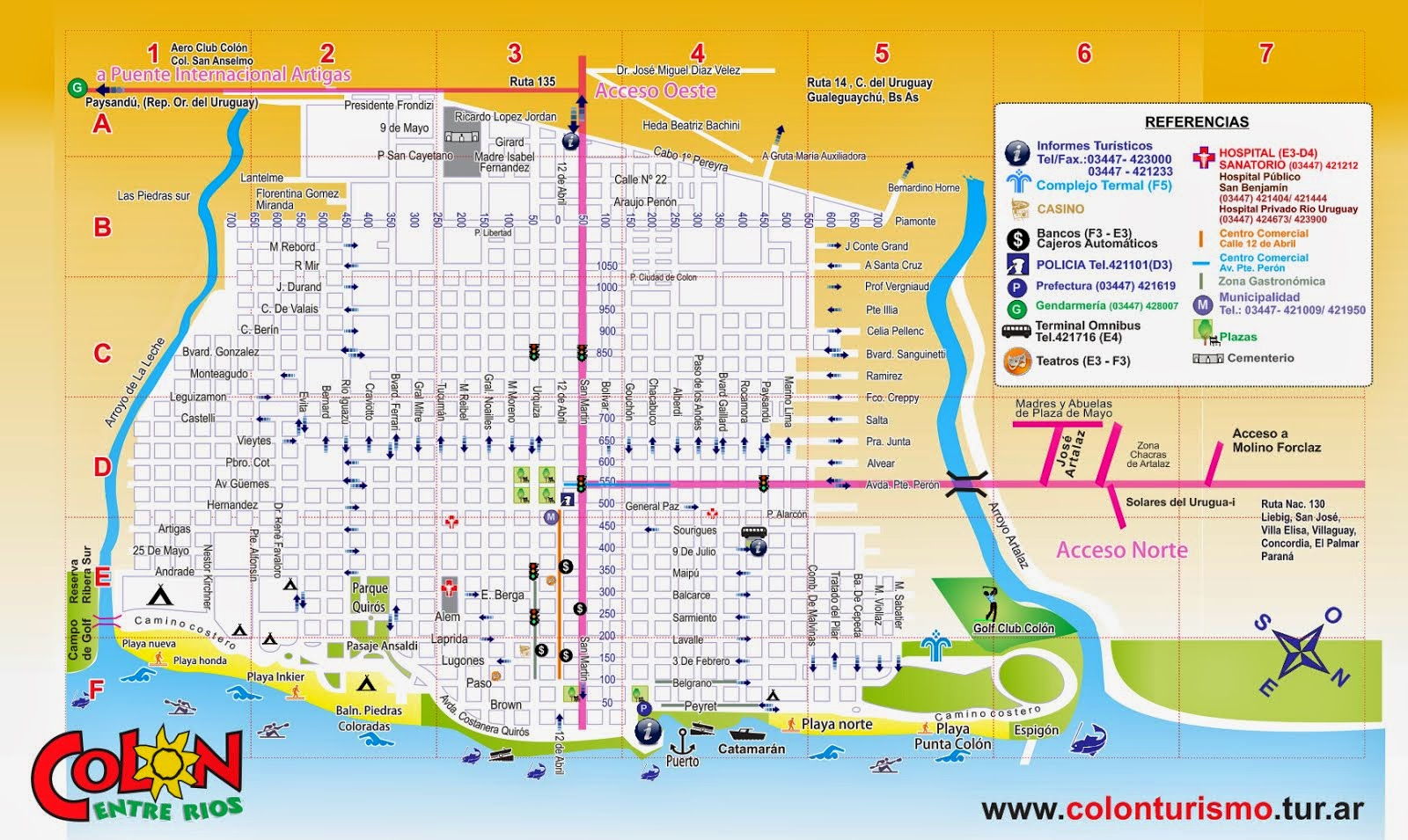 COLÓN, ENTRE RÍOS DEPARTAMENTOS TURISTICOS EL JACARANDÁ: Parque ...