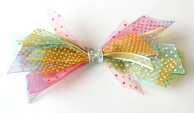 Creative bow for a gift with your own hands ( 52 pictures)