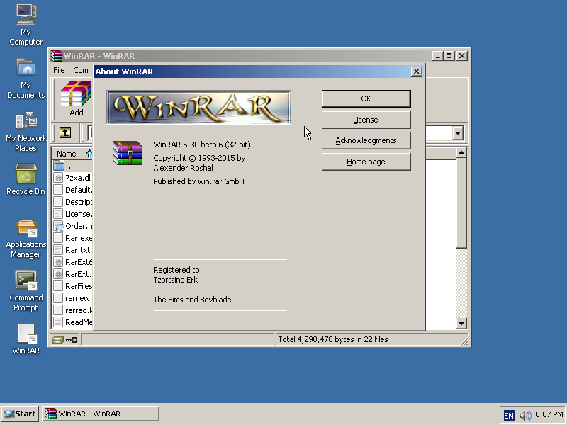 Reactos Explorer