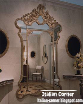 Luxury glided mirror frames, Italian glided mirror frames