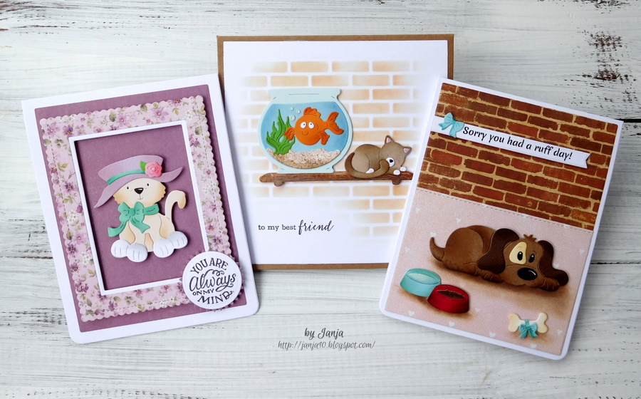 CottageBLOG: Cards with pets