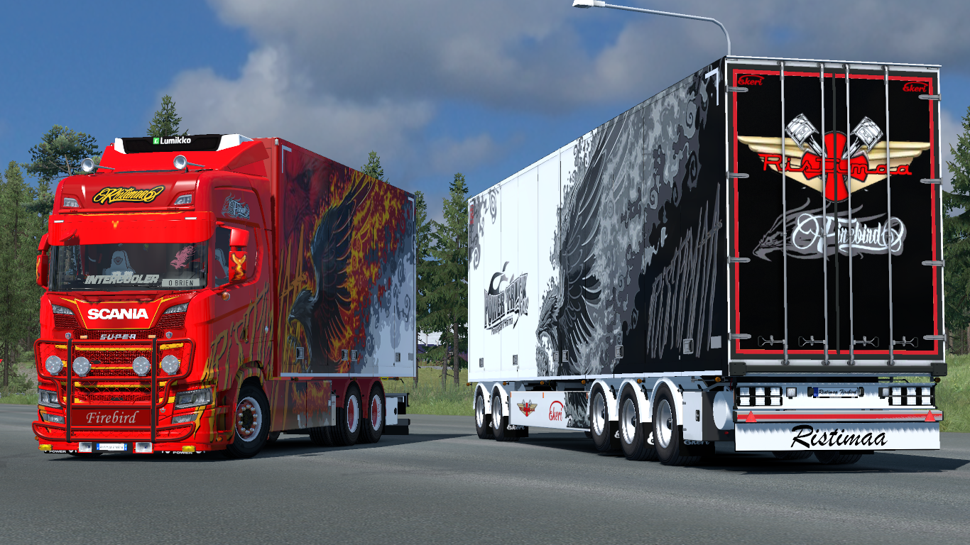Ristimaa Firebird Next Gen Scania S + Tandem Skin Pack - Euro Truck ...